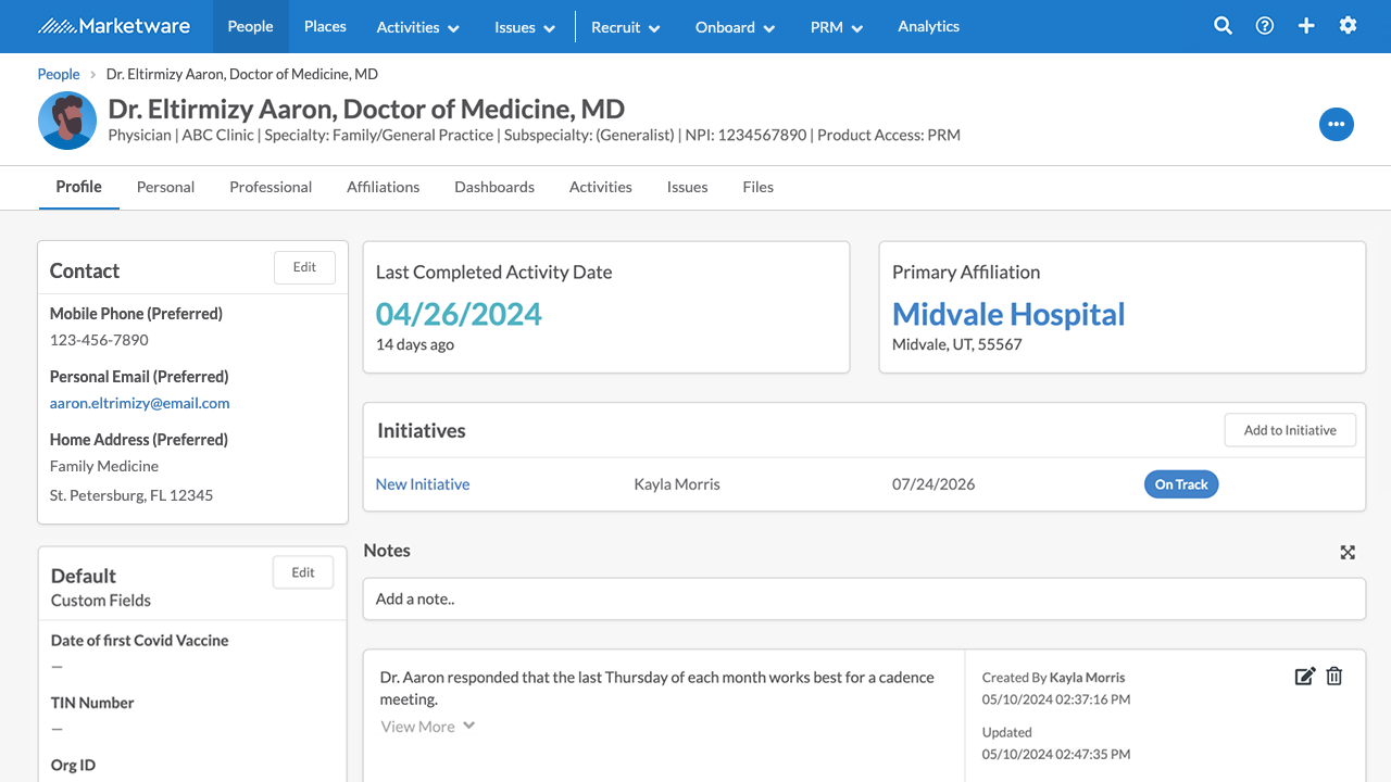 PRM People Records | Marketware.com